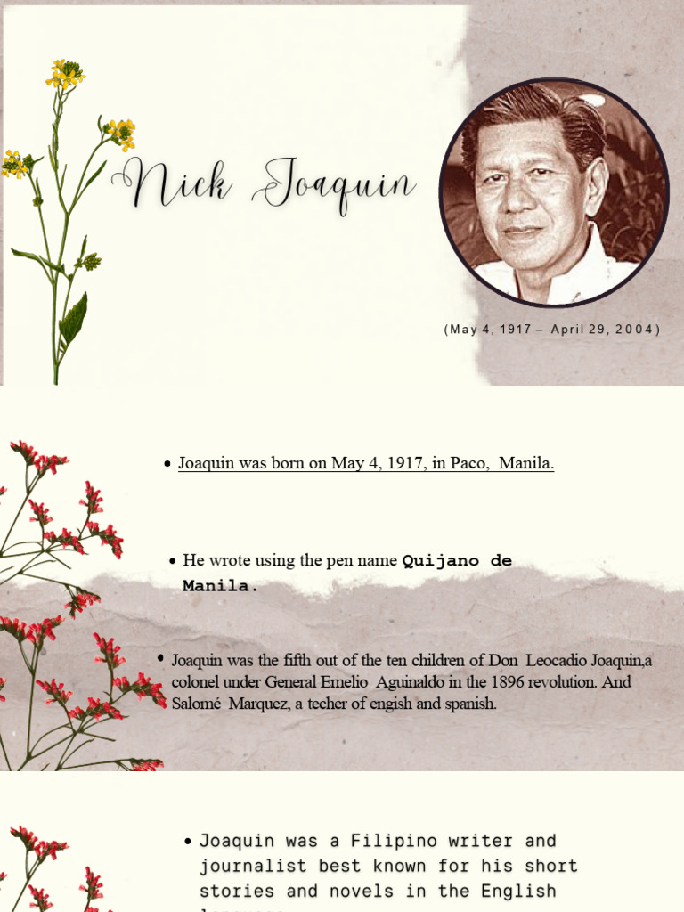Nick Joaquin | PDF