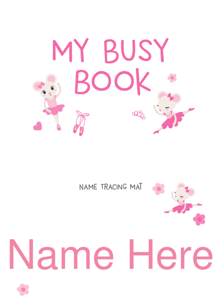 Ballerina Busy Book | PDF | Western Calligraphy | Writing