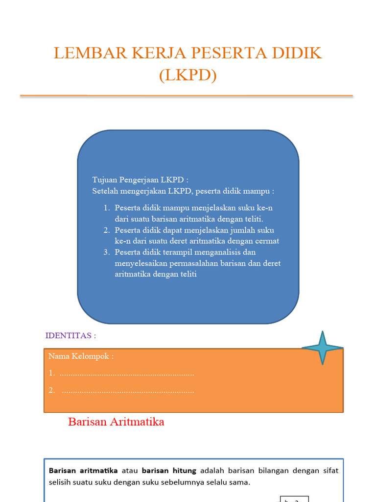 Lembar Kerja Peserta Didik (LKPD) | PDF