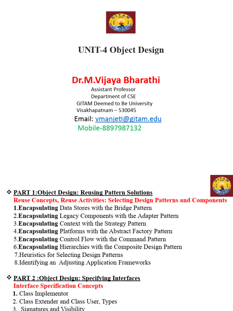 Final UNIT-4 | PDF | Class (Computer Programming) | Object (Computer Science)