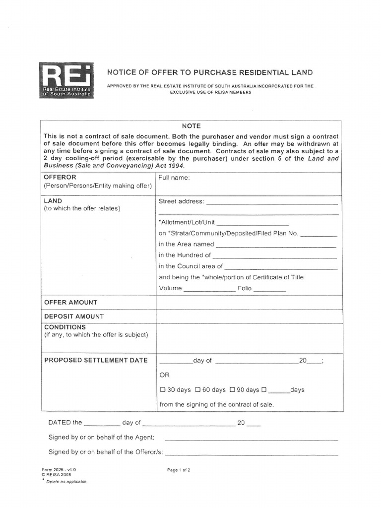 Reisa - Letter of Offer | PDF