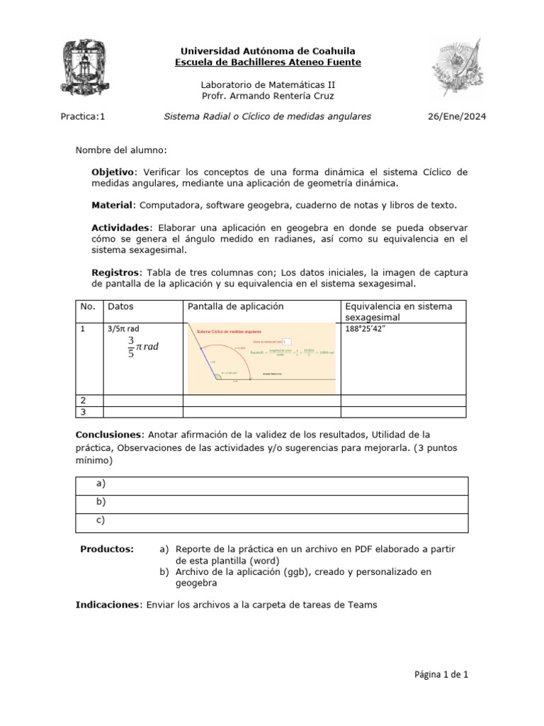 Practica 1 Sistema Cíclico 2024 | PDF | Métodos y materiales de enseñanza