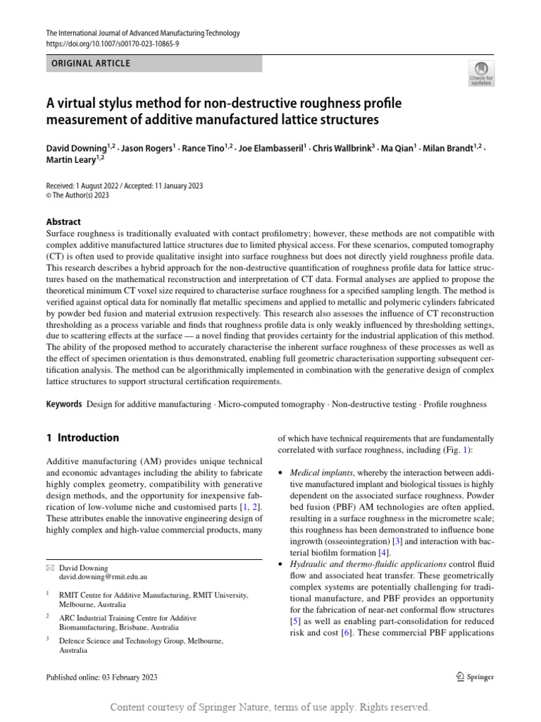 2023 - Downing - A Virtual Stylus Method For Non Destructive Roughness ...