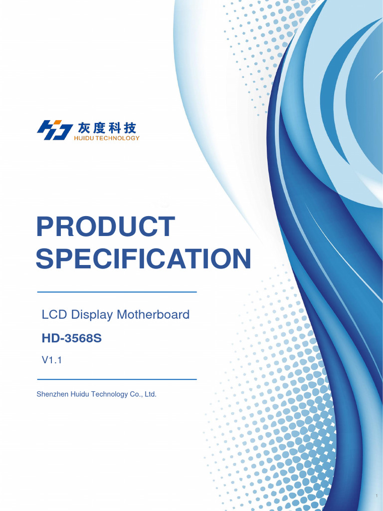 HD-3568S Specification V1.1 | PDF | Usb | Hdmi