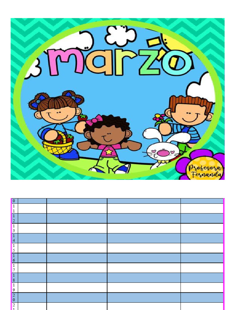 Cuaderno de Campo Marzo | PDF