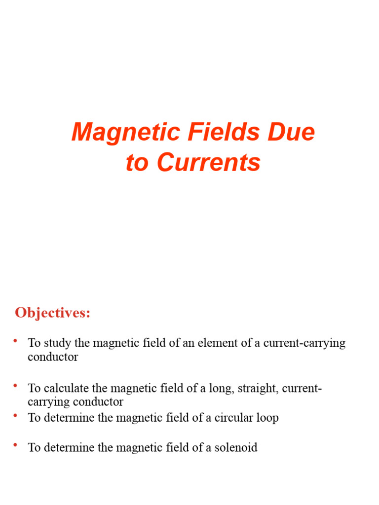 Magnetic Field (Electromagnets) | PDF | Magnetic Field | Electric Current