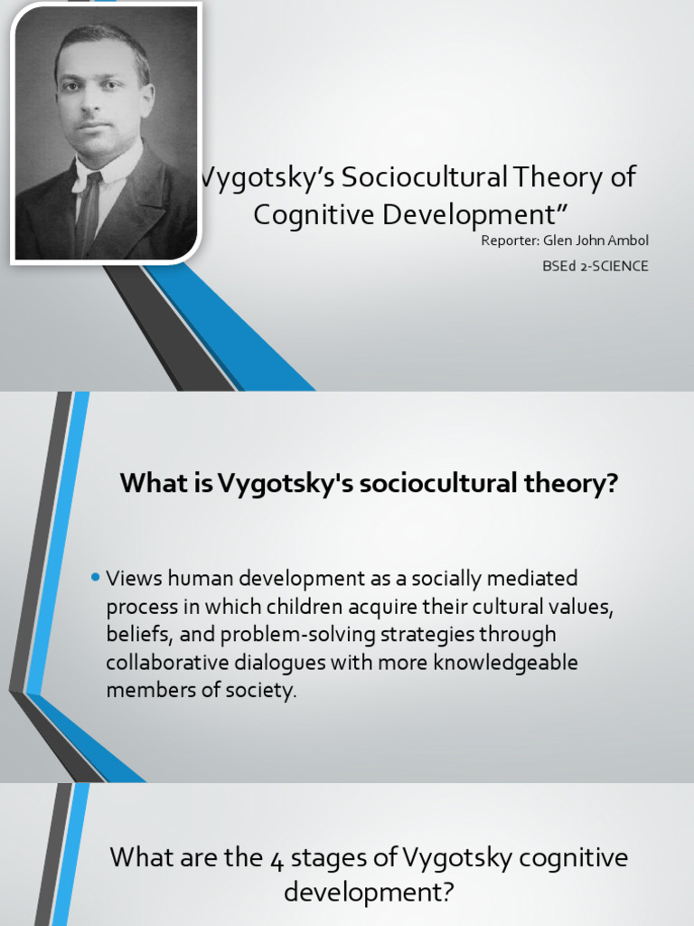 Vygotsky | PDF | Psychological Theories | Behavioural Sciences