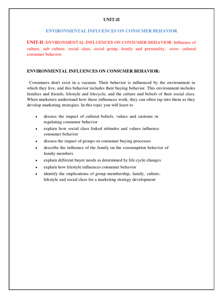 Module 2 | PDF | Consumer Behaviour | Behavior