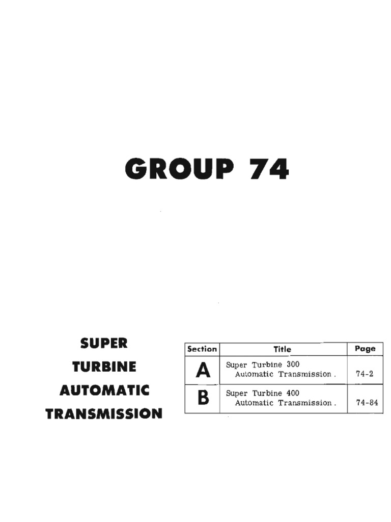 1966 Buick SM Section 74A | PDF