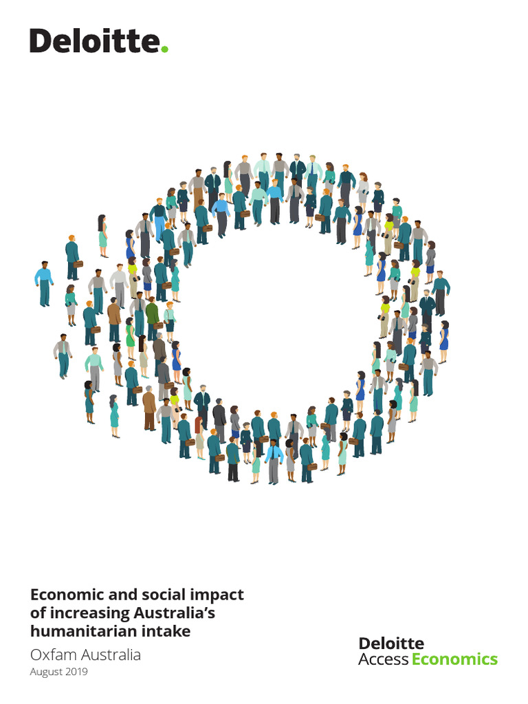 Deloitte Au Economics Social Impact Increasing Australias Humanitarian ...