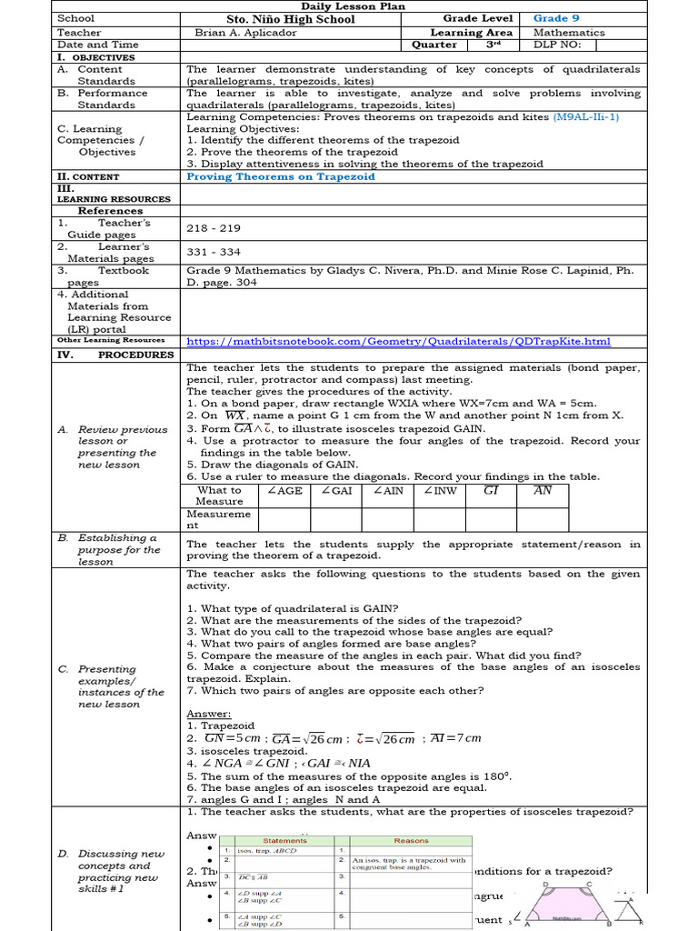 COT - 3 - III-Day 15 | PDF | Euclid | Elementary Geometry