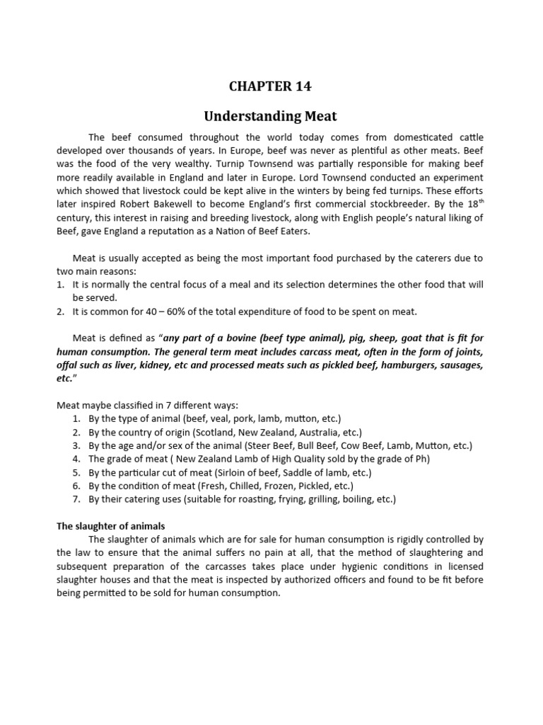 Honest Butcher: Meat Preparation Guide | PDF | Curing (Food ...
