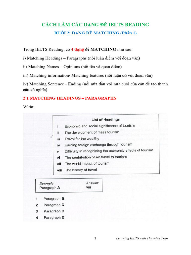 2 Matching P1 | PDF