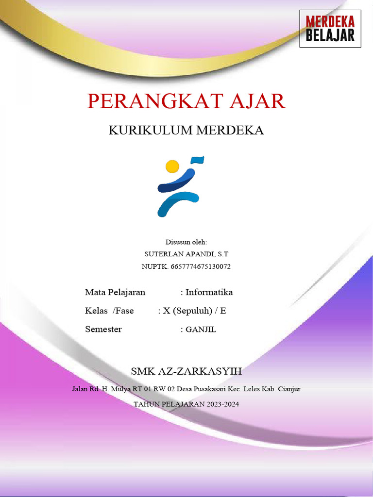 Cover Perangkat Kumer Guru | PDF