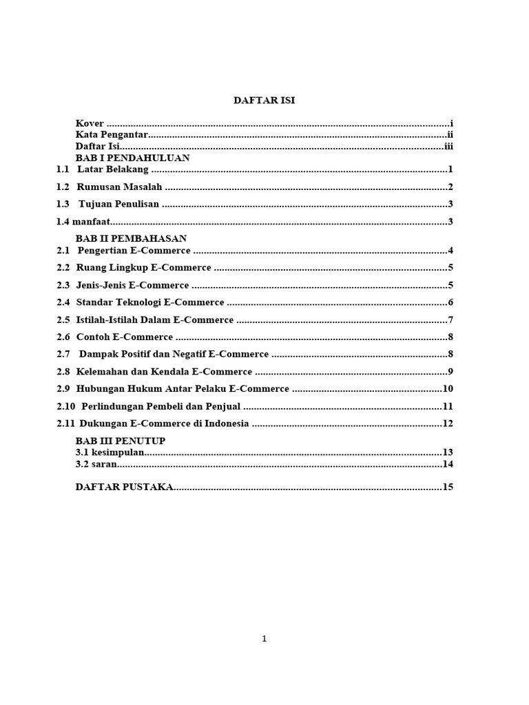 Makalah E Commerce | PDF | Komputer