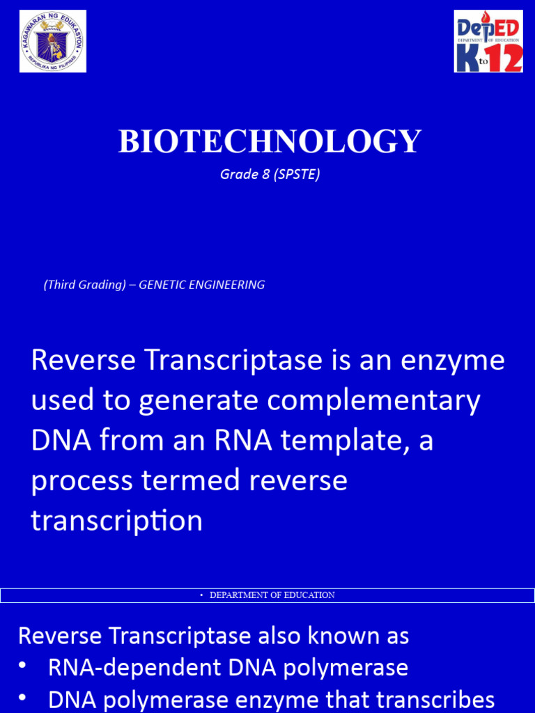 q3 Reverse Transcriptase | PDF | Reverse Transcriptase | Retrovirus