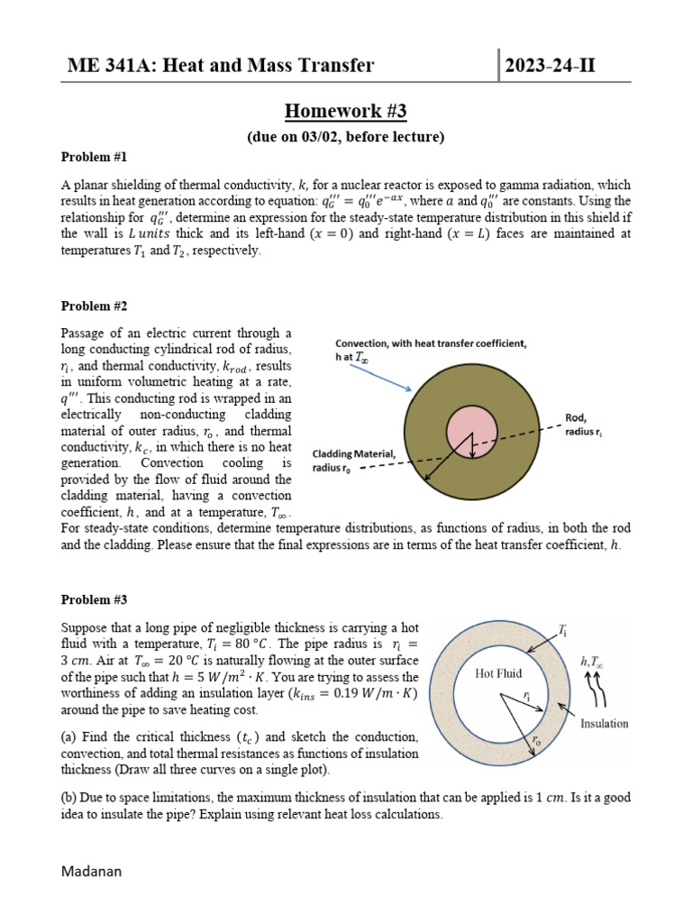HW 3 | PDF | Thermal Insulation | Thermal Conduction