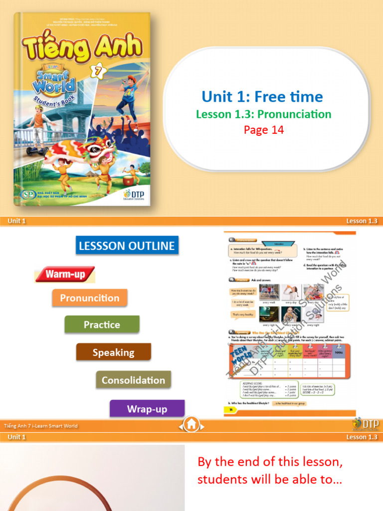 Unit 2 Lesson 1.3 Pronunciation | PDF | Question | Linguistics