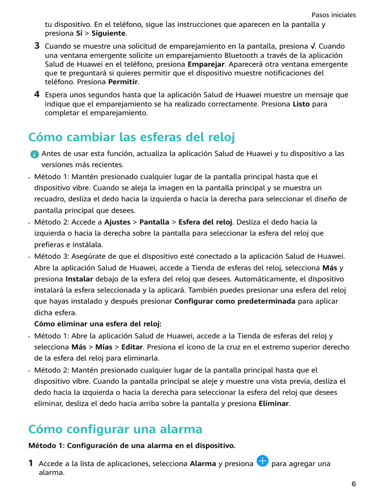 HUAWEI Band 7 Guía Del Usuario - (LEA-B19,01, Es-Us) - Extraído1 | PDF ...