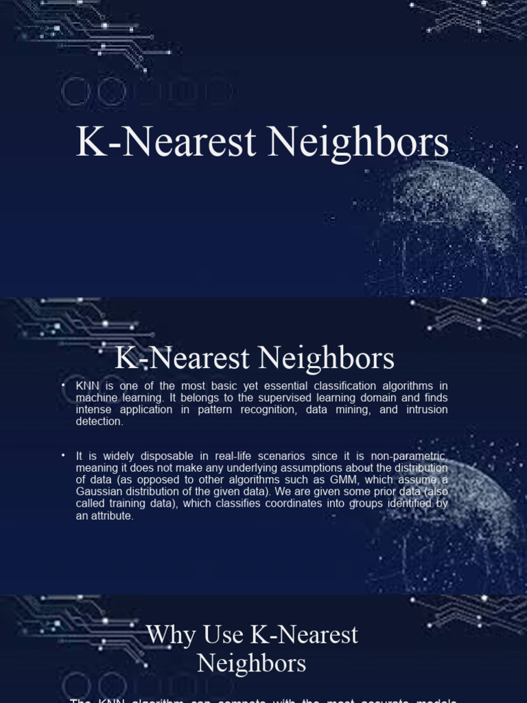 K-Nearest Neighbors | PDF | Machine Learning | Cognition