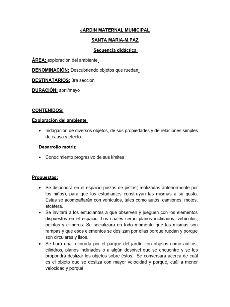 Objetos Que Ruedan | PDF