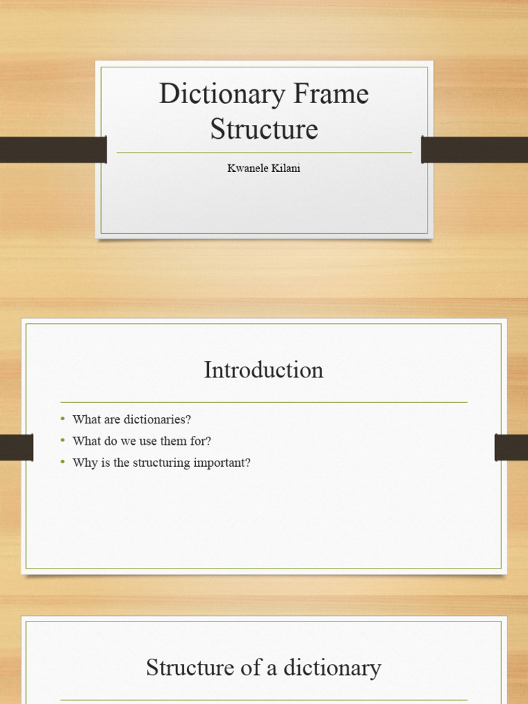 Dictionary Structure Guide | PDF | Language Arts & Discipline