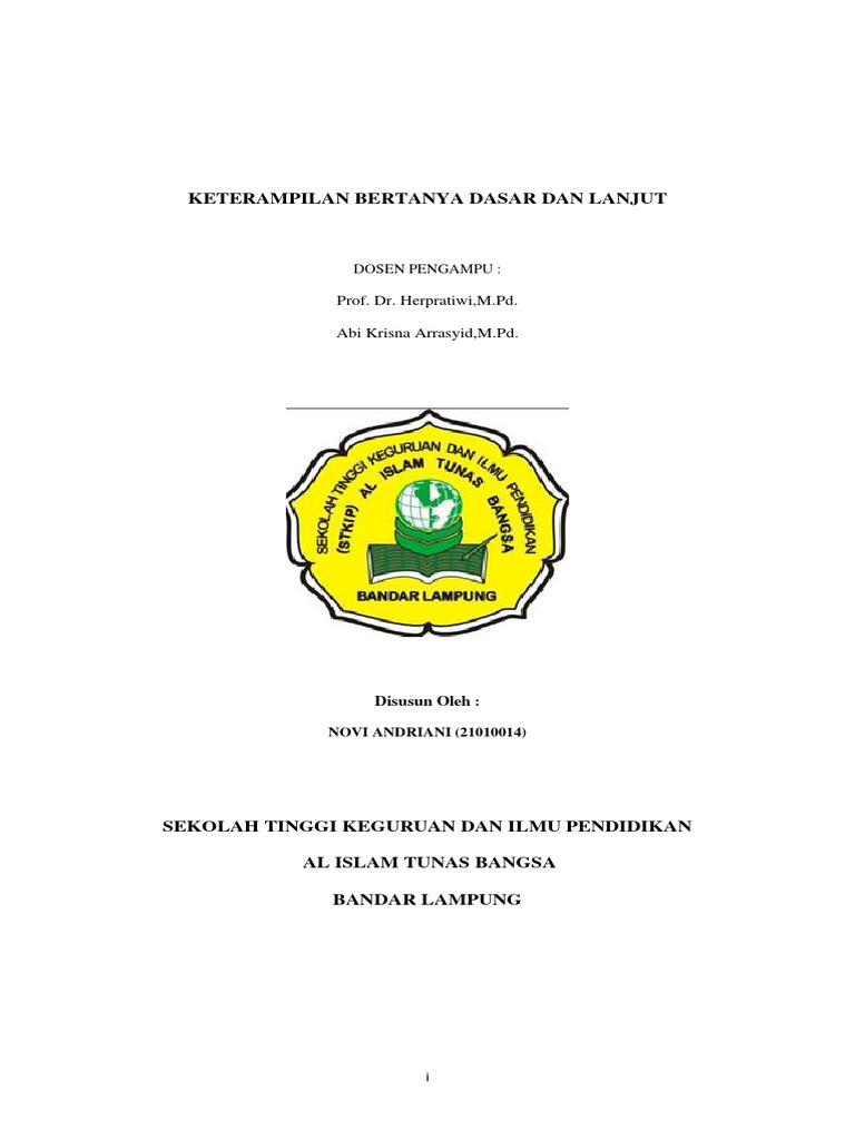 Micro Teaching Keterampilan Bertanya | PDF