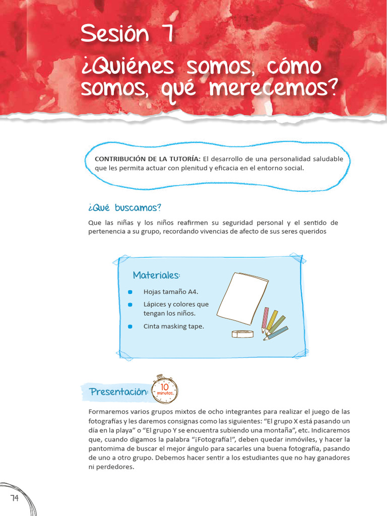 Cuarto-grado-Quienes Somos, Como Somos 25-06 | PDF | Arte