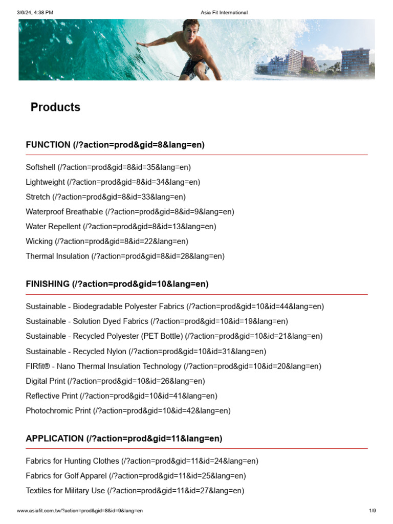 Asia Fit International | PDF | Materials | Applied And Interdisciplinary Physics