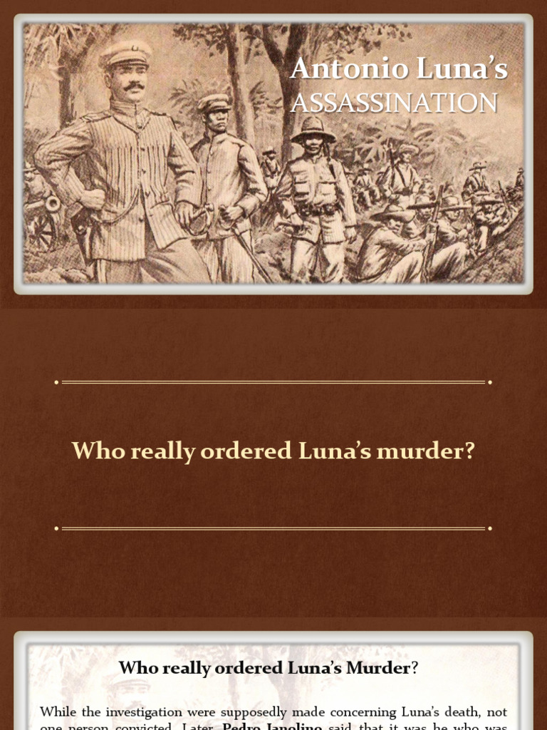 Luna's Assasination PDF | PDF | Philippines