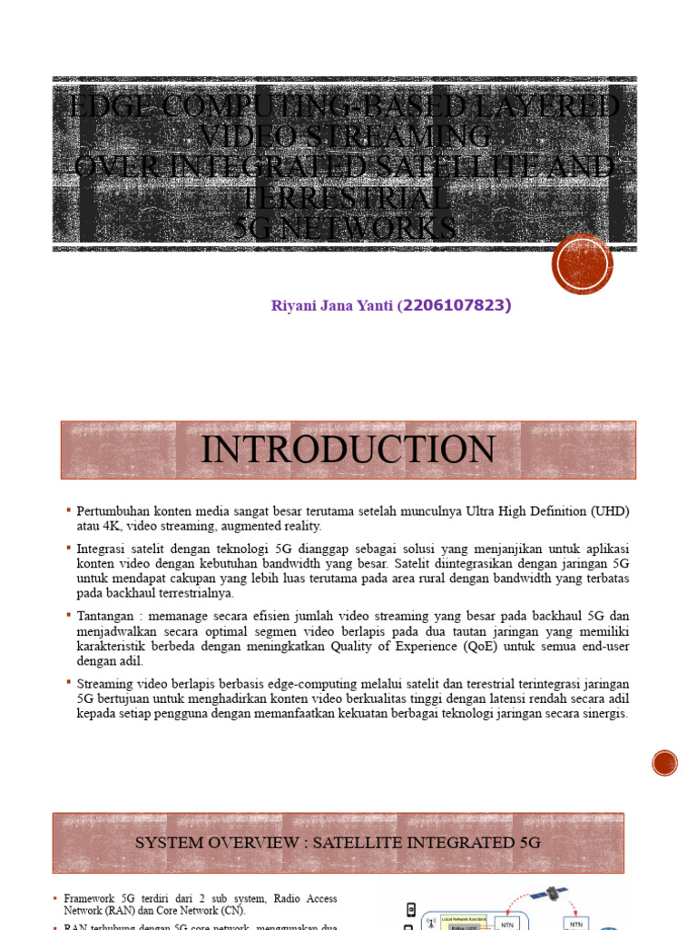 Edge Computing Based Layered Video Streaming Pdf