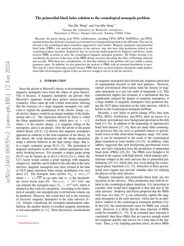 Astronomy Research Paper | PDF | Black Hole | Physical Cosmology