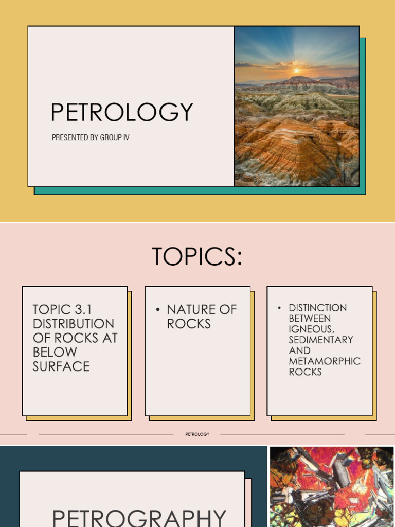Comprehensive Guide to Petrology | PDF | Igneous Rock | Sedimentary Rock