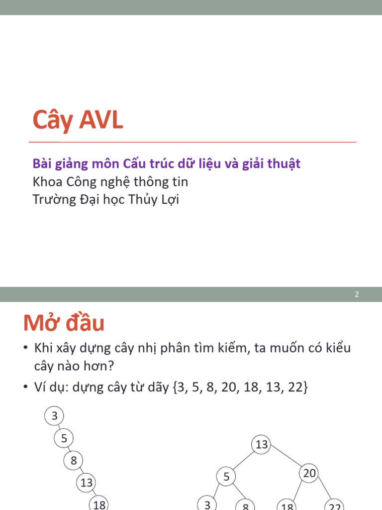 Cây AVL | PDF