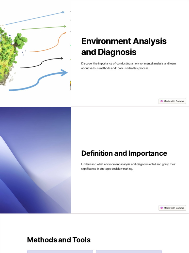 Environment Analysis and Diagnosis | Download Free PDF | Business | Economies