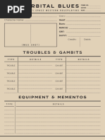 Wildsea Character Sheet | PDF
