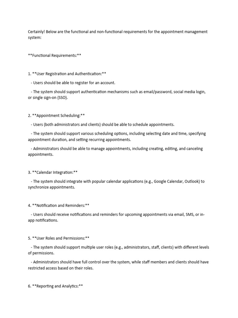 Functional and Non Functional Requirements | PDF | Usability | Computer ...