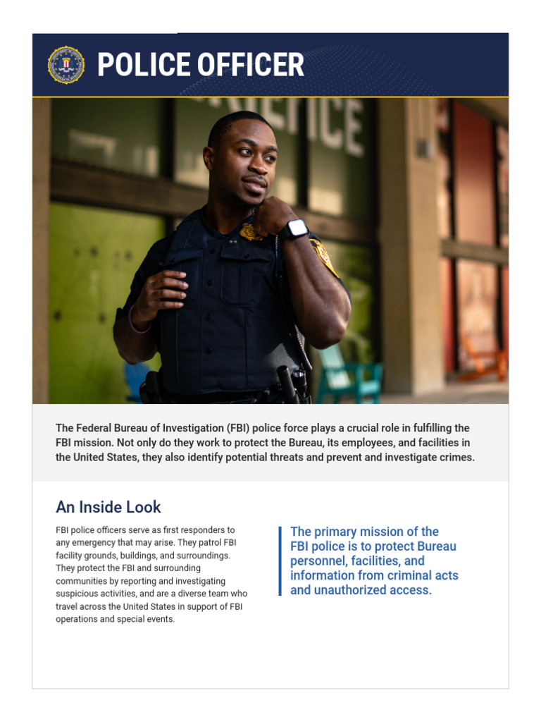 Career - PoliceOfficer v3 | Download Free PDF | Police | Federal Bureau ...