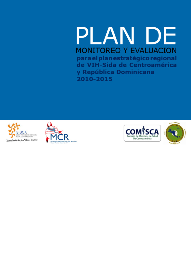 Plan Me MCR | PDF | Monitoreo y evaluación | Hombres que tienen sexo con hombres
