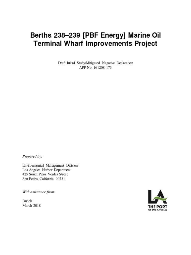 PBF Energy Ismnd | PDF | Port