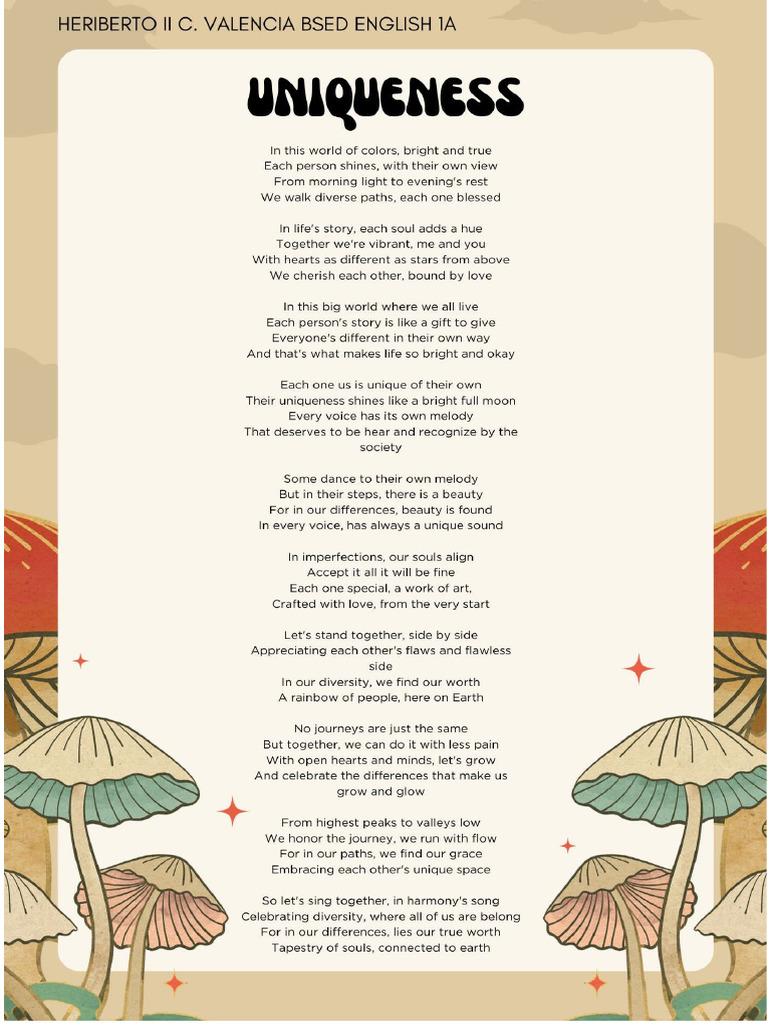 Inclusive Education - Poem | PDF