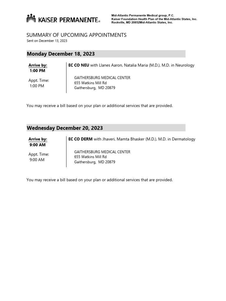 KP Patient Visit Guide | PDF | Law