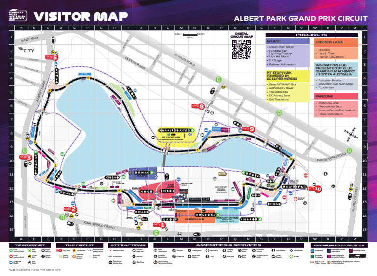 GP24 Visitor Map FINAL | PDF | Grand Prix Motor Racing | Motorsport ...