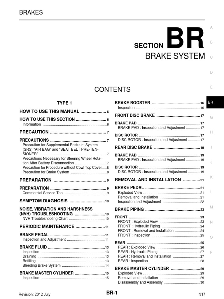 Brake System: Section | PDF | Brake | Airbag