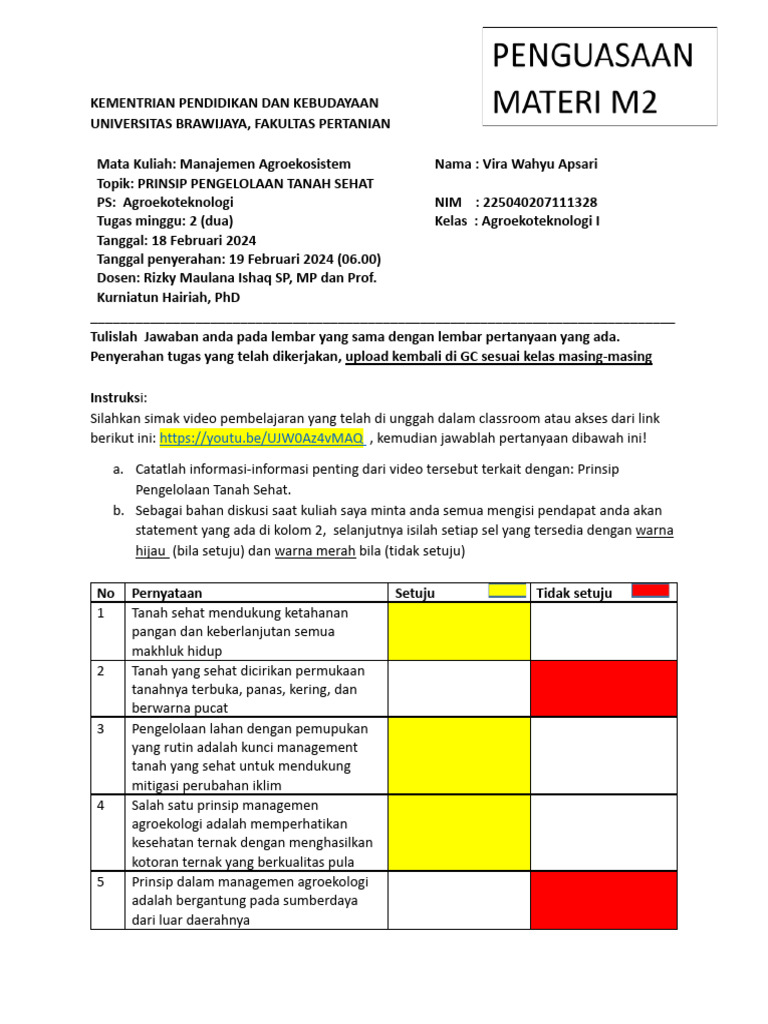 Vira Wahyu Apsari - 225040207111328 - M2. Tugas Individu | PDF | Teknologi & Rekayasa