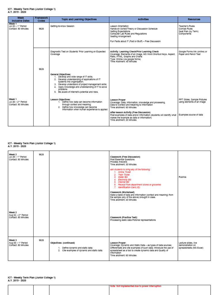 Weekly_JC1 sample LP | PDF | Command Line Interface | Spreadsheet