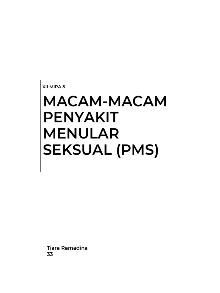 33 Tiara Ramadina - Macam Macam PMS | PDF