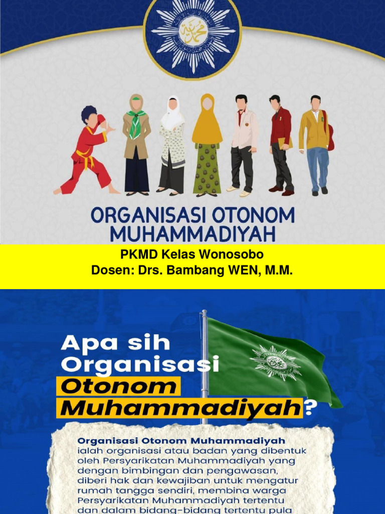 Ortom Dan Upp Muhammadiyah (Tugas) | PDF | Ilmu Sosial
