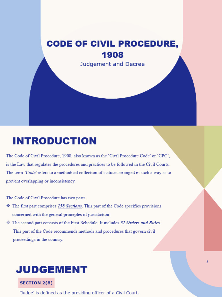 CPC5 | PDF | Judgment (Law) | Decree