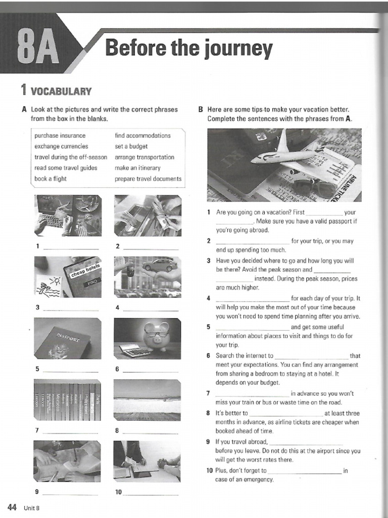 English 6 WKBK Surpass Unit 8A | PDF